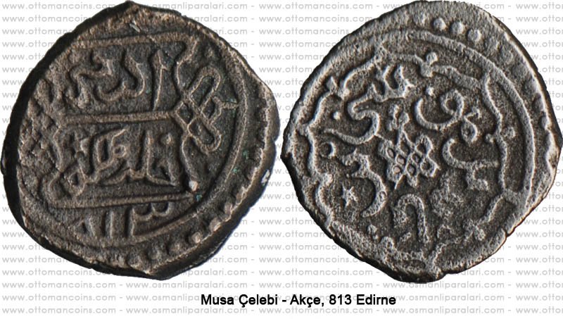 Musa Çelebi (1410 - h.813),Osmanlı Nümismatik - Leuchtturm Türkiye ...